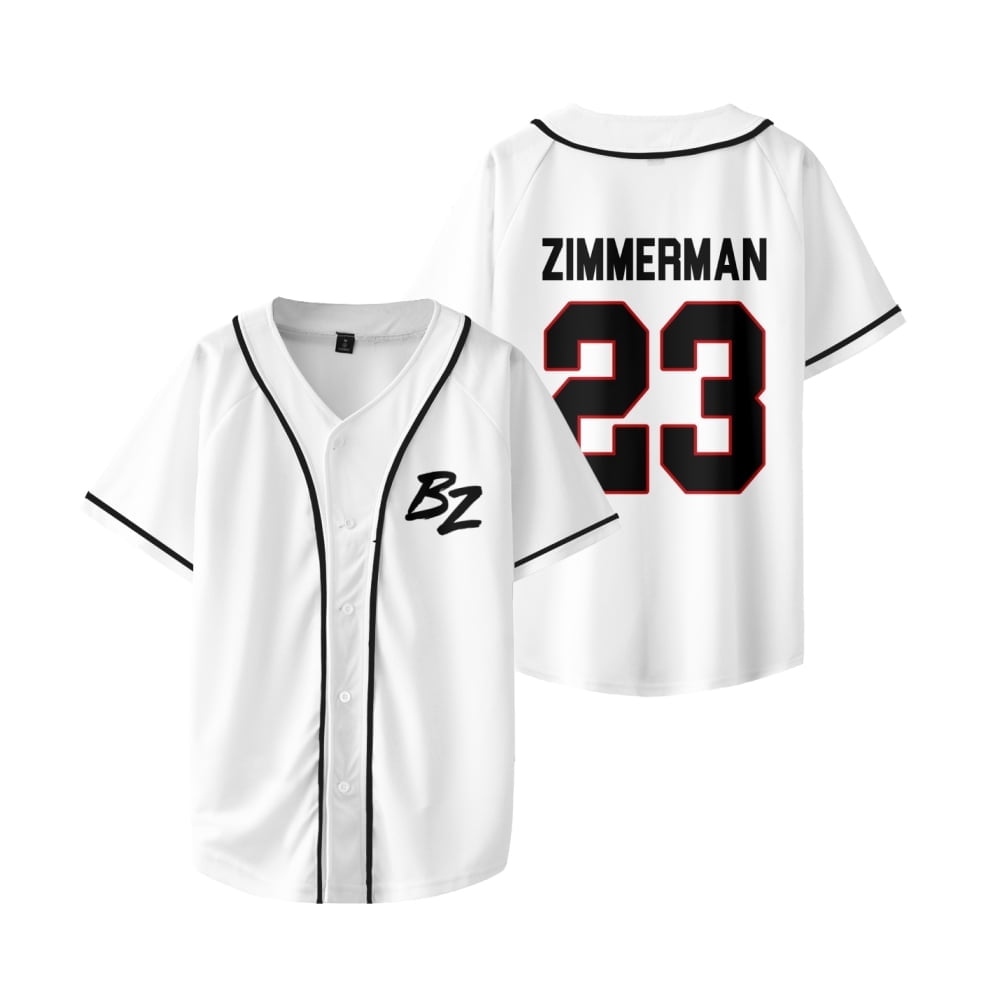 Bailey Zimmerman Logo Baseball Jersey T-shirt Women/Men Jacket Cosplay ...