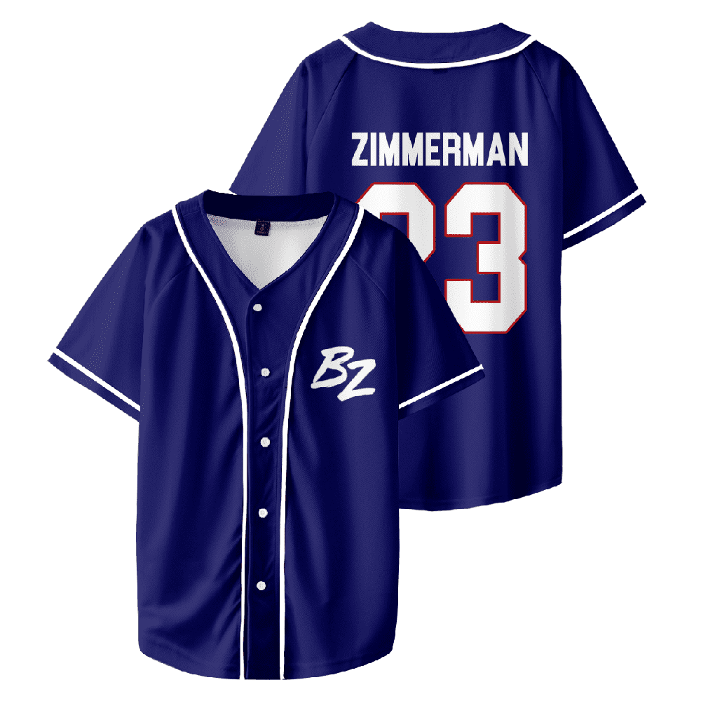 Bailey Zimmerman Logo Baseball Jersey T-shirt Women/Men Jacket Cosplay ...