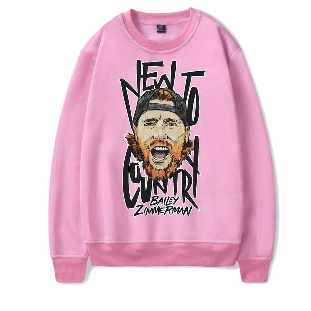 Bailey Zimmerman Merch BZ Illustration Crewneck Sweatshirts Cosplay ...