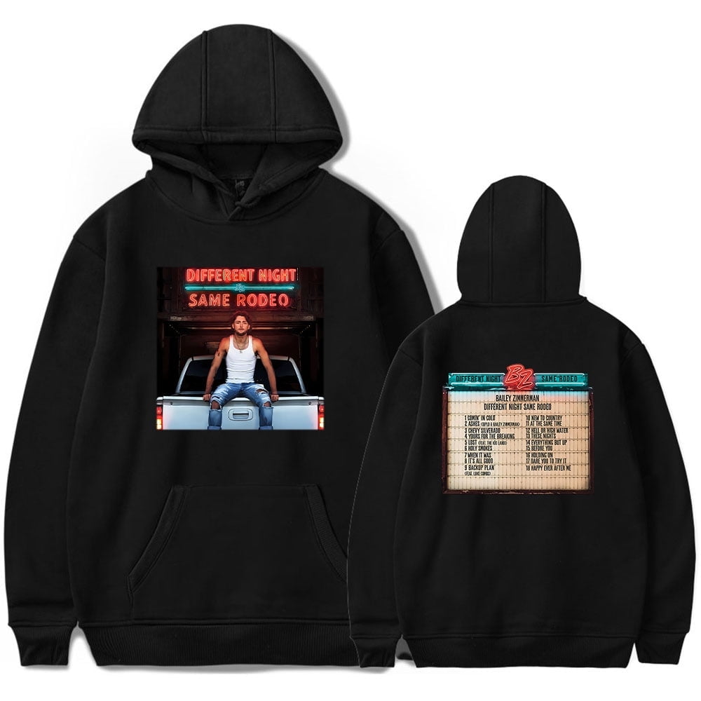 Bailey Zimmerman Merch LeaveThe Light On Hoodie Unisex Pocket ...
