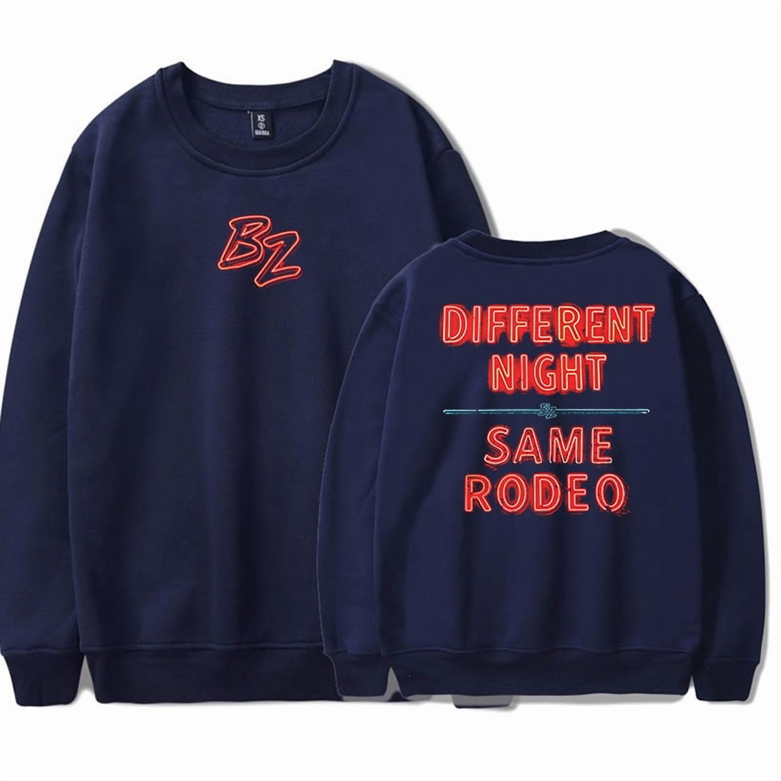 Bailey Zimmerman Merch Neon Sign Crewneck Sweatshirts Cosplay Women Men ...
