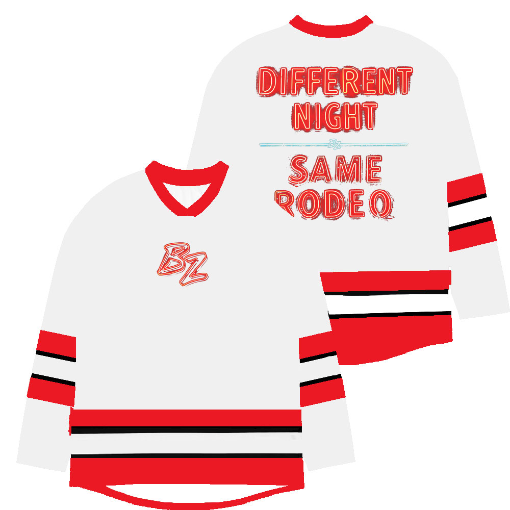 Bailey Zimmerman Merch Neon Sign Jersey V-Neck Sweatshirts Cosplay ...