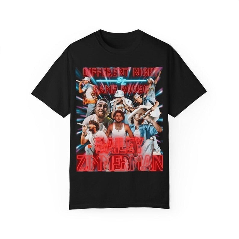 Bailey Zimmerman Merch Shirt Vintage Unisex Tops Tee Jersey Outdoor Tee ...