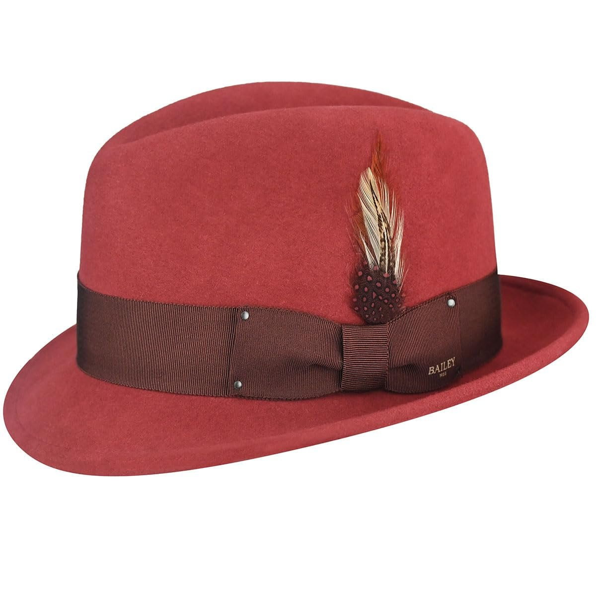 Bailey of Hollywood Tino Litefelt Fedora - Rosewood/M - Walmart.com