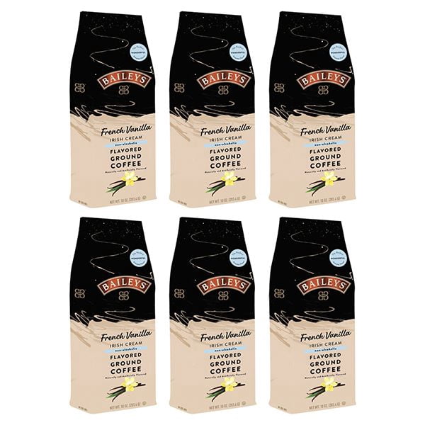 Bailey's French Vanilla Irish Cream, Flavored Ground Coffee, 10oz bag ...