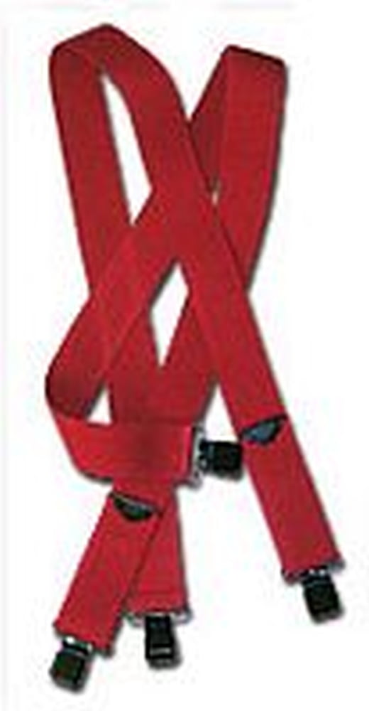 Bailey's Logger Wear Red Clip Suspenders - Large - Walmart.com