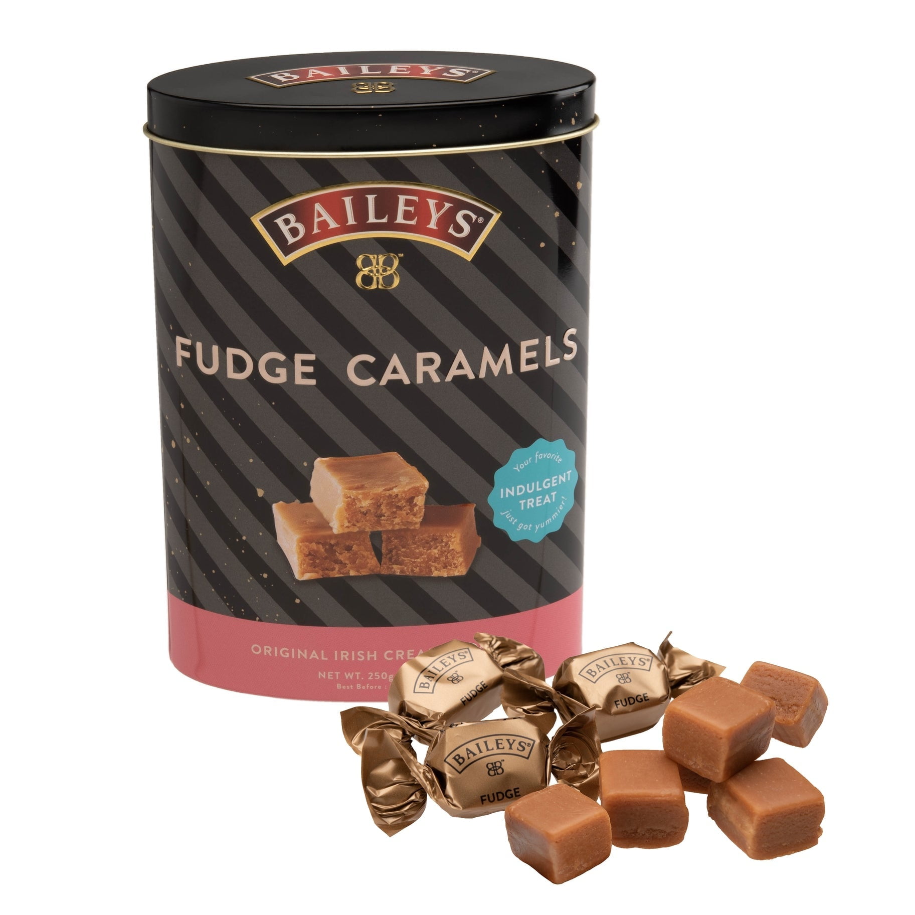 Baileys Irish Creme Fudge Caramels 8.8 oz Tin - Walmart.com