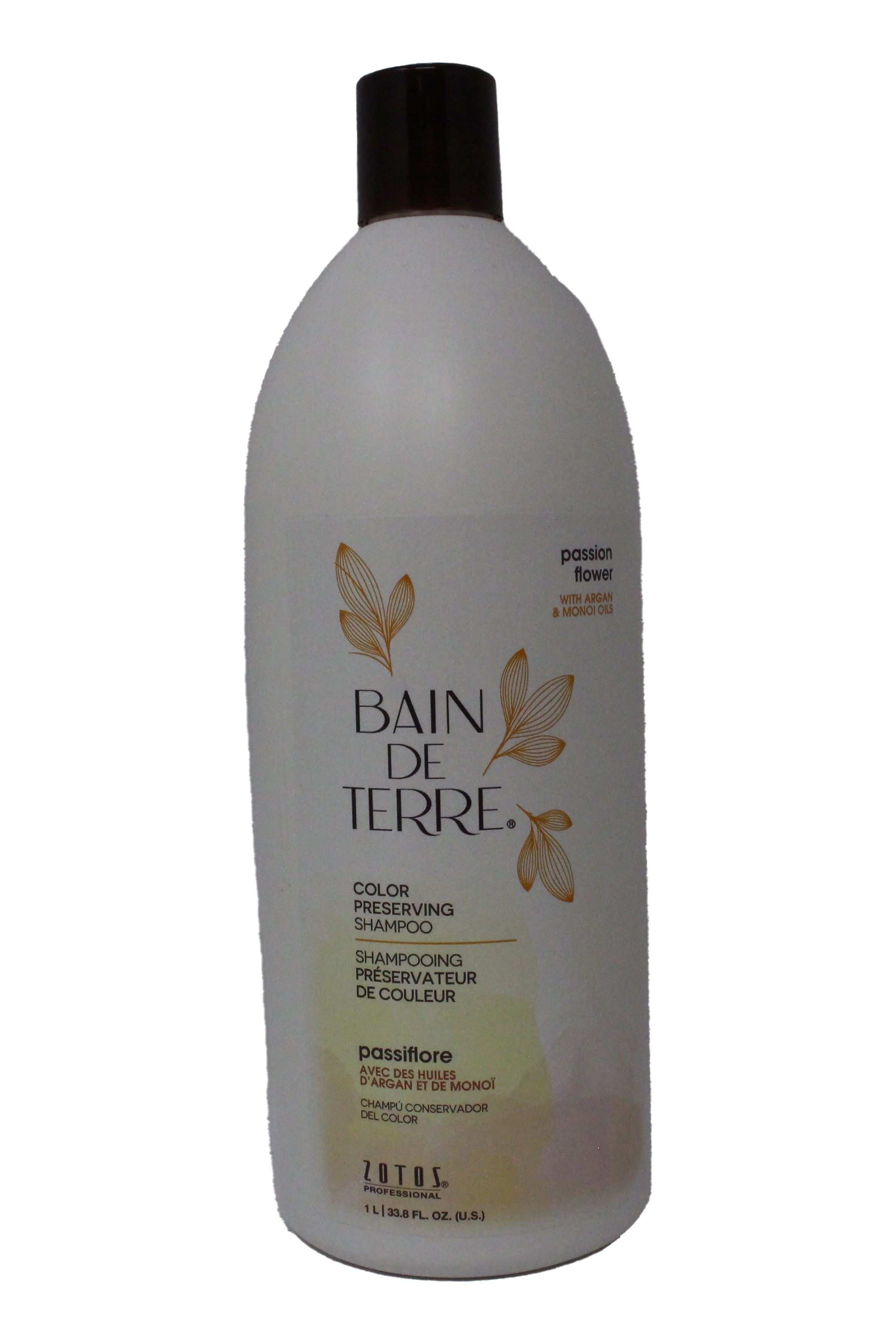 Bain De Terre Passion Flower Color Shampoo Liter - Walmart.com