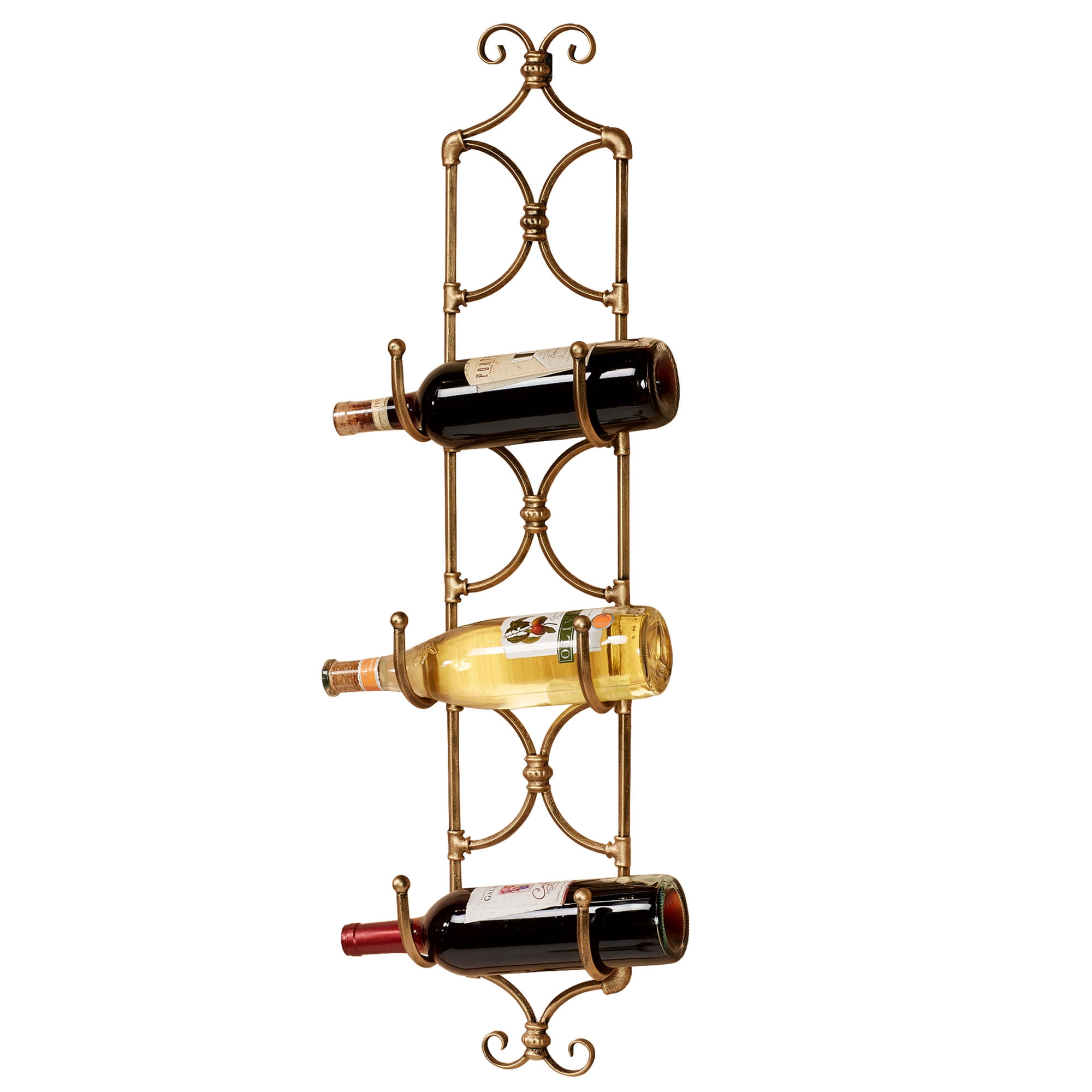 Bain Wall Mount Rack Gold Gold - Walmart.com