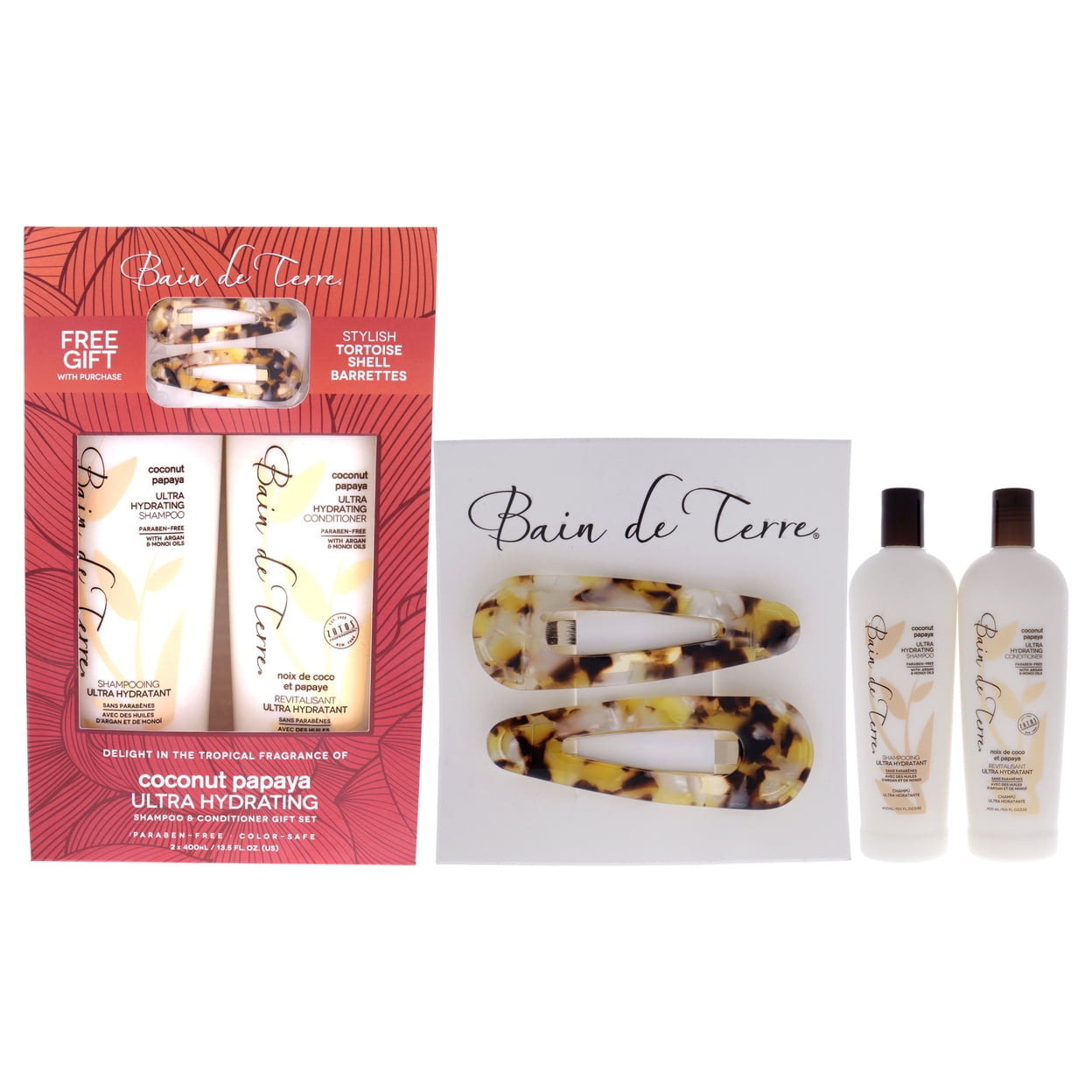 Bain de Terre Coconut Papaya Ultra Hydrating Duo for Unisex - 2 x 13.5 oz - Walmart.com