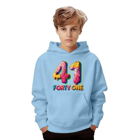Bainana 41 Print Hoodie For Boys Girls Child Cartoon Print Long Sleeve ...