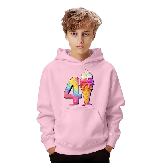 Bainana 41 Print Hoodie For Boys Girls Child Cartoon Print Long Sleeve ...