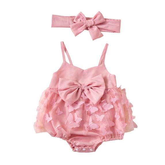 Bainana Baby Mesh Bodysuit Dress Girl'S One-Pieces Summer Clothes With ...