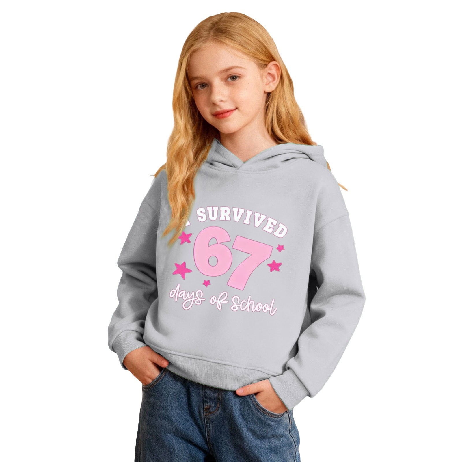 Bainana Boy'S Fashion Hoodie 67 Print Long Sleeve Hooded Sweatshirt ...