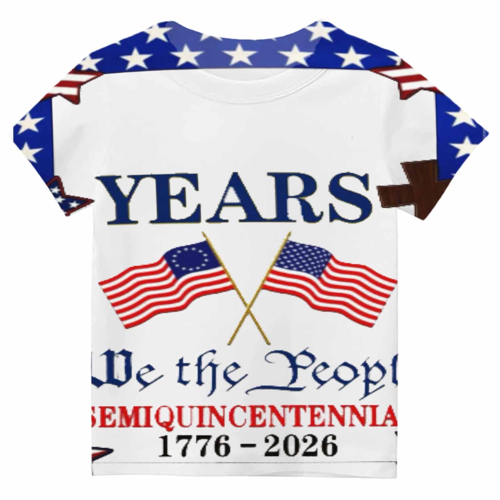 Bainana Boys' American Flag Tee Shirts Short Sleeve Graphic Tops ...