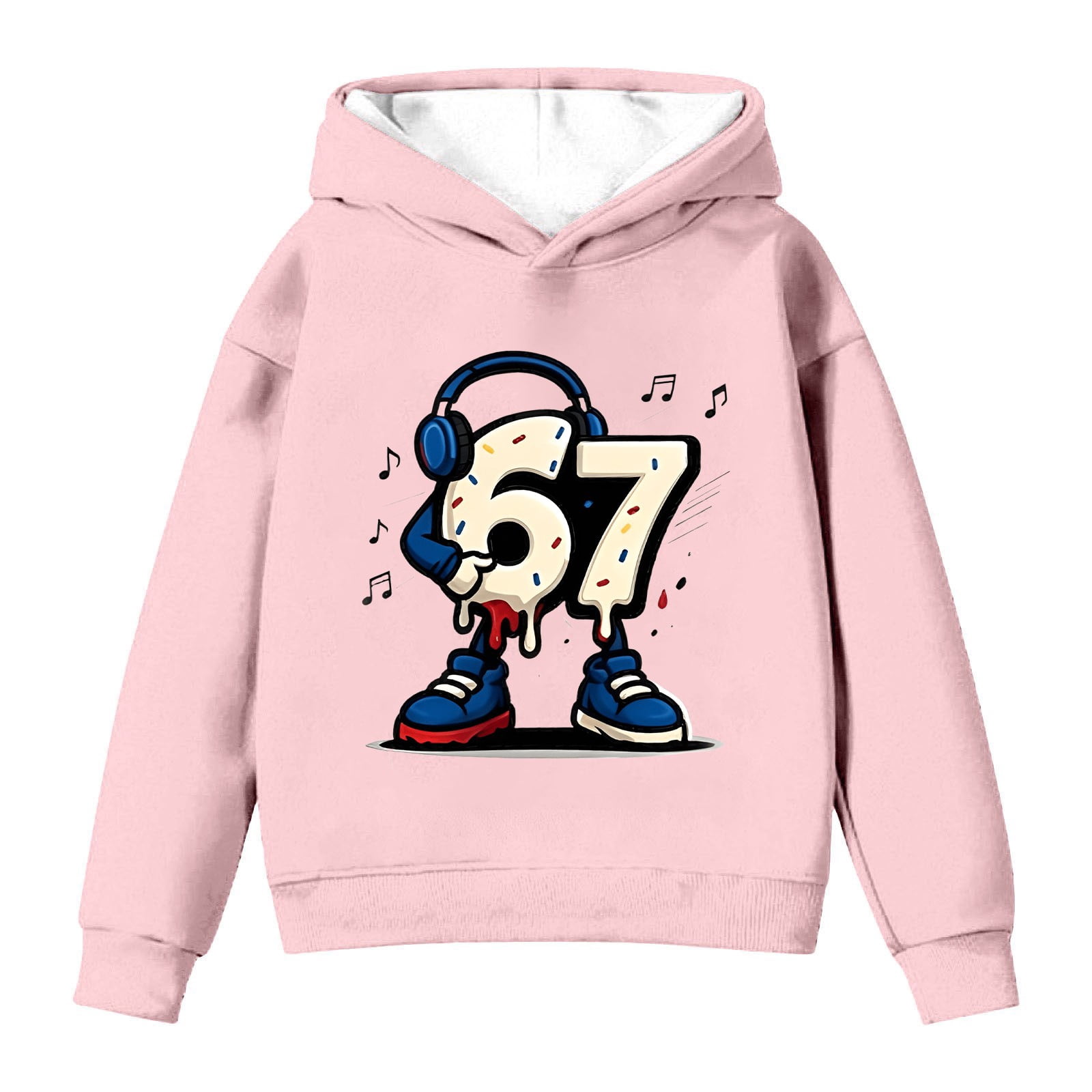 Bainana Boys Girls Spring Fall Hoodie Cartoon Print Long Sleeve Hooded ...