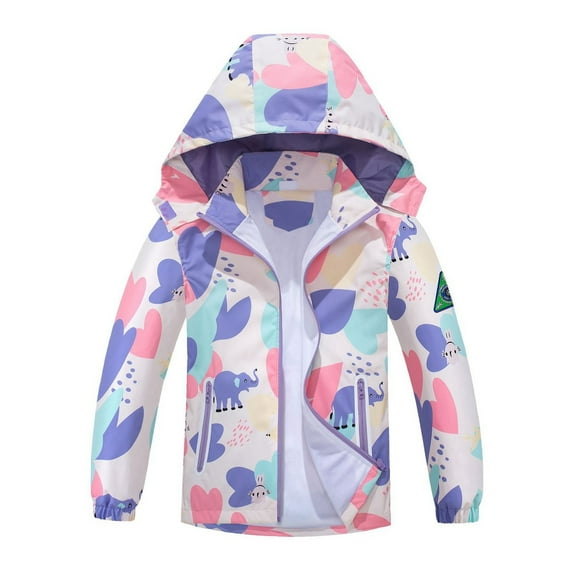 Bainana Boys Jacket Child Cartoon Print Long Sleeve Removable Hooded ...