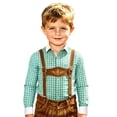 Bainana Boys Summer Dress T Shirts Kids Long Sleeve Lapel Collar Tops ...