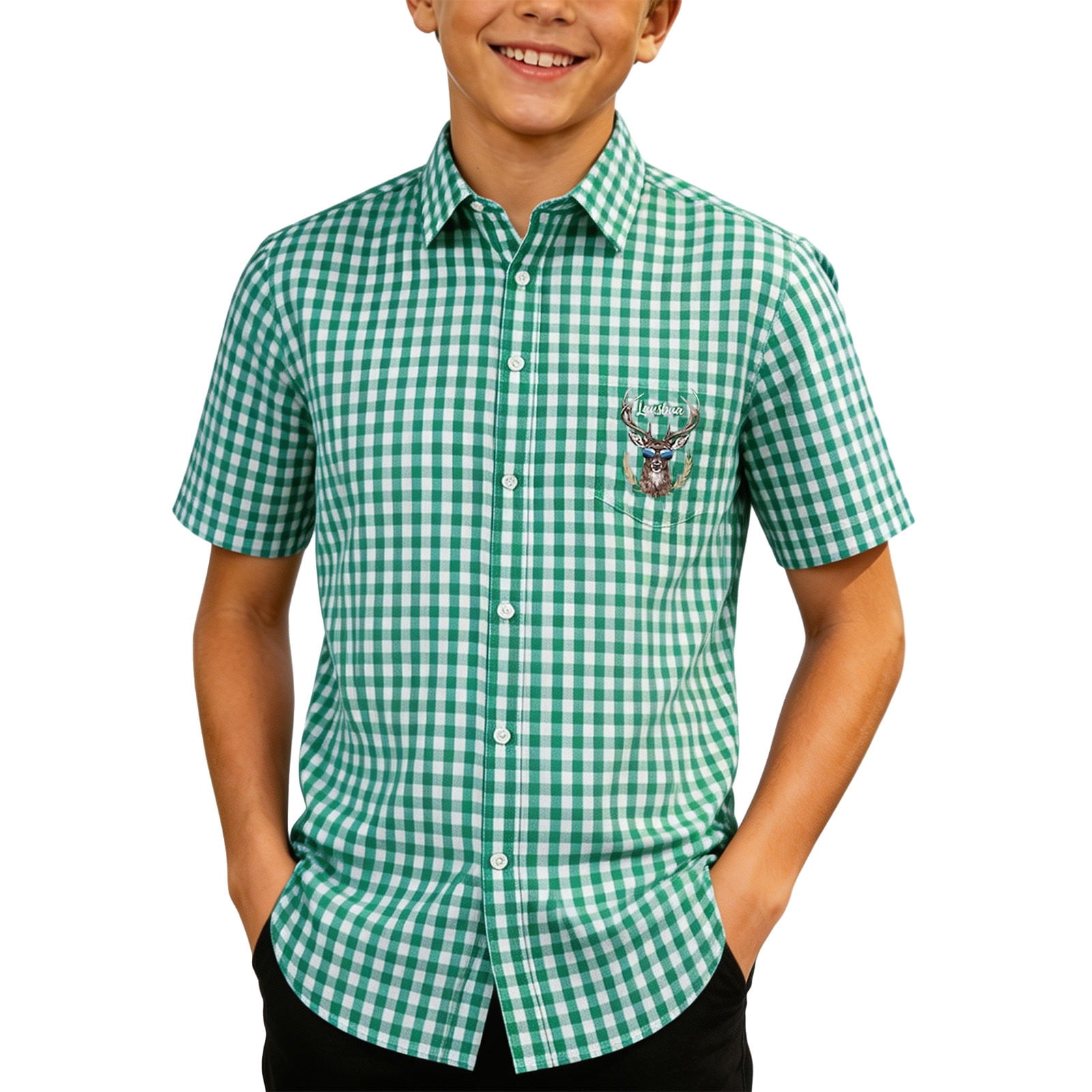 Bainana Boys Summer Dress T Shirts Kids Short Sleeve Lapel Collar Tops ...