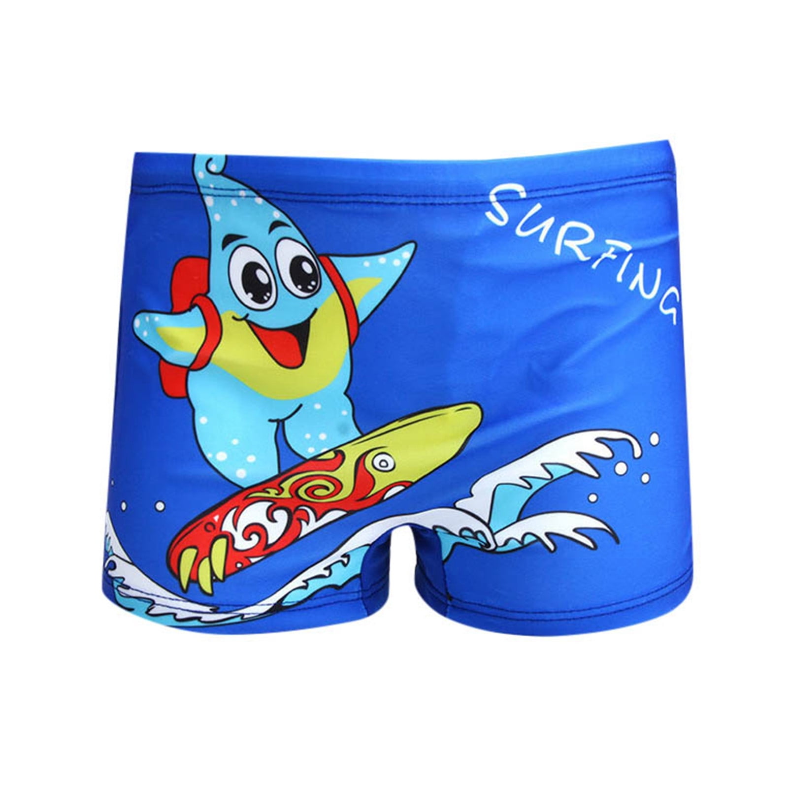 Bainana Boys Swimsuit Kids' Cute Cartoon Print Elastic Waist Slim Leg ...