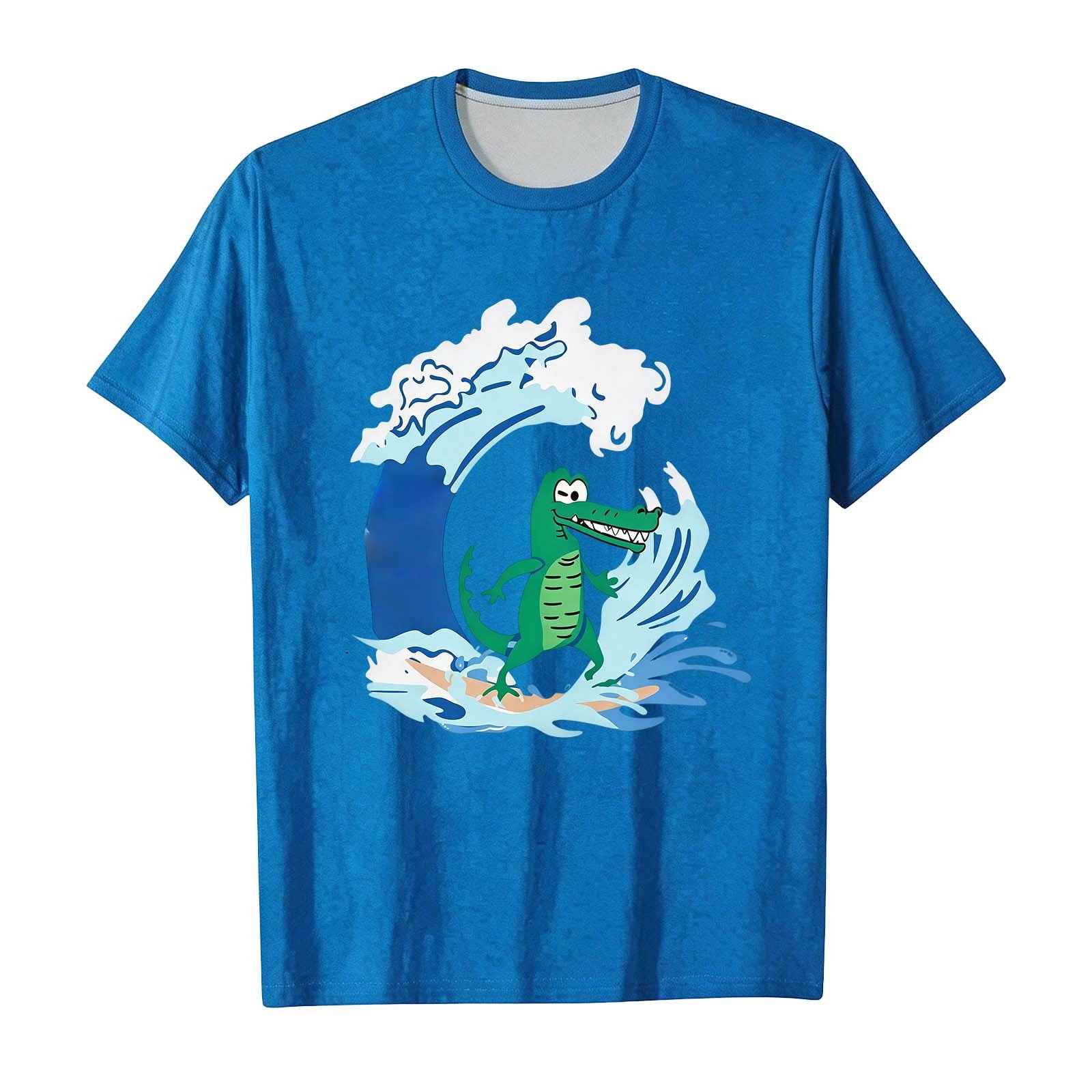 Bainana Boys T Shirts Short Sleeve Graphic Tops Kids Crew Neck Summer ...