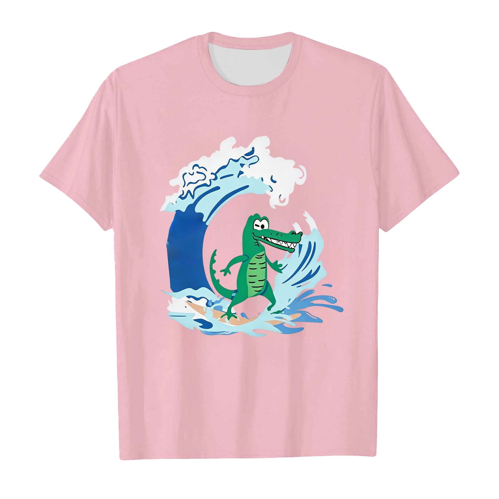 Bainana Boys T Shirts Short Sleeve Graphic Tops Kids Crew Neck Summer ...