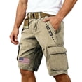 Bainana Cargo Shorts For Men July 4Th American Flag Hiking Shorts Mens ...