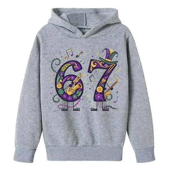 Bainana Carnival Hoodies For Boys Child 67 Print Long Sleeve Hooded ...