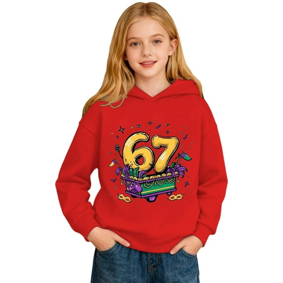Bainana Carnival Hoodies For Boys Child 67 Print Long Sleeve Hooded ...