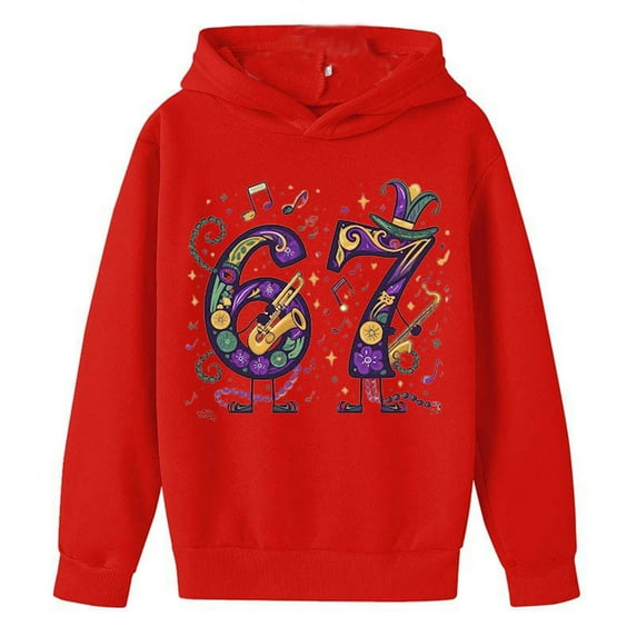 Bainana Carnival Hoodies For Boys Child 67 Print Long Sleeve Hooded ...