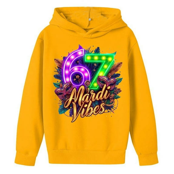 Bainana Carnival Hoodies For Boys Child 67 Print Long Sleeve Hooded ...