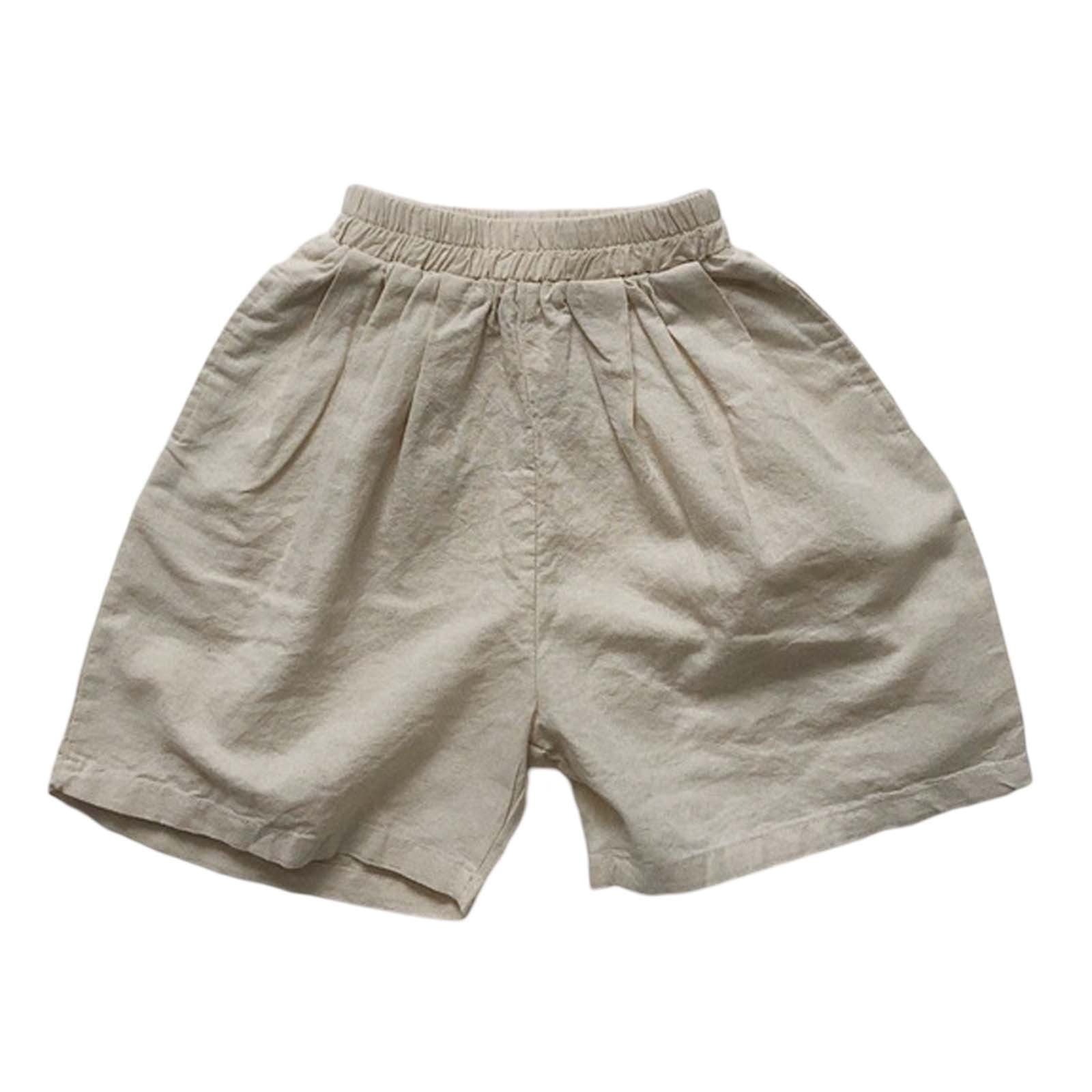 Bainana Casual Wear Shorts For Boys Toddler Elastic Waist Straight Leg ...
