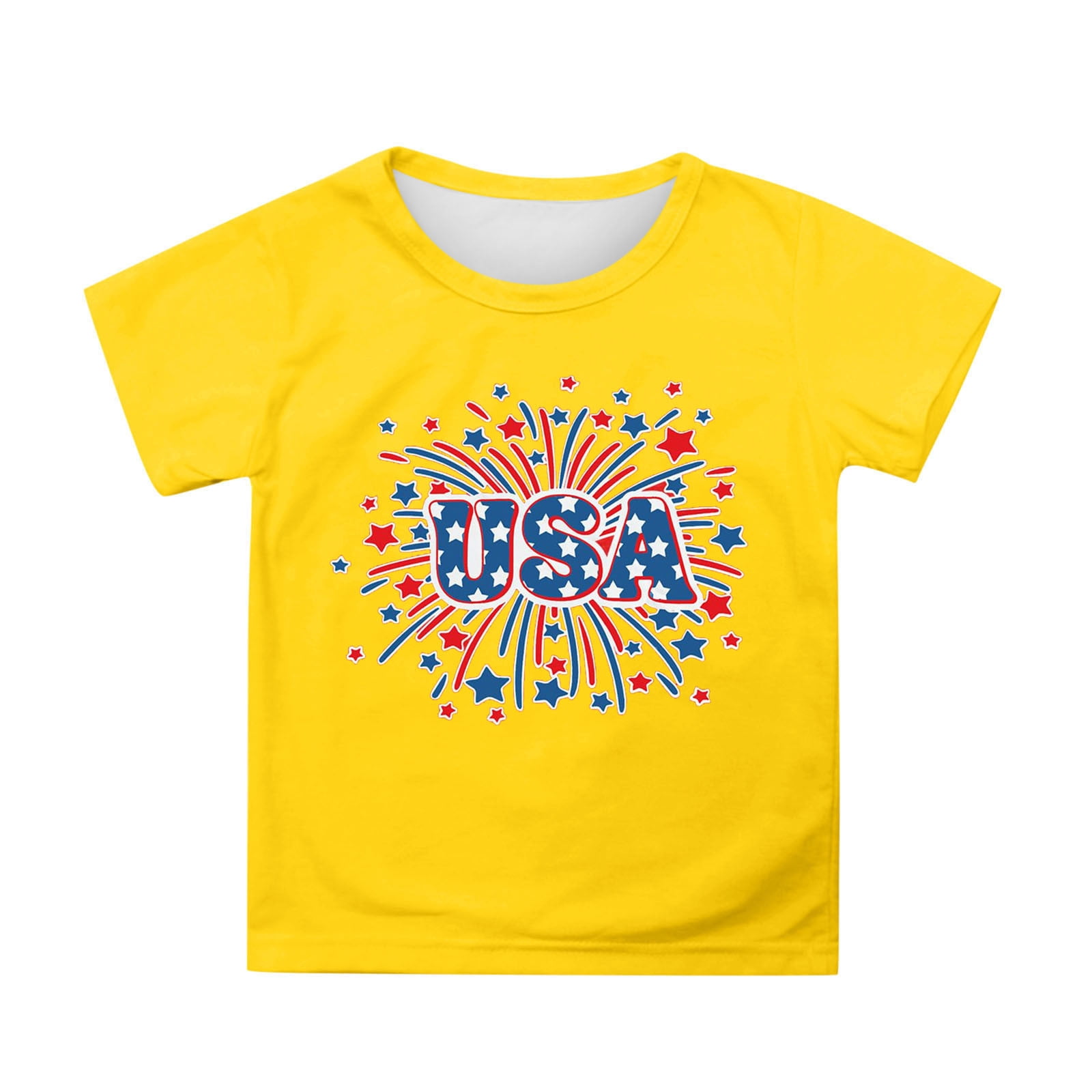 Bainana Child Boy'S Independence Day Summer Outfits Letter Print Short ...