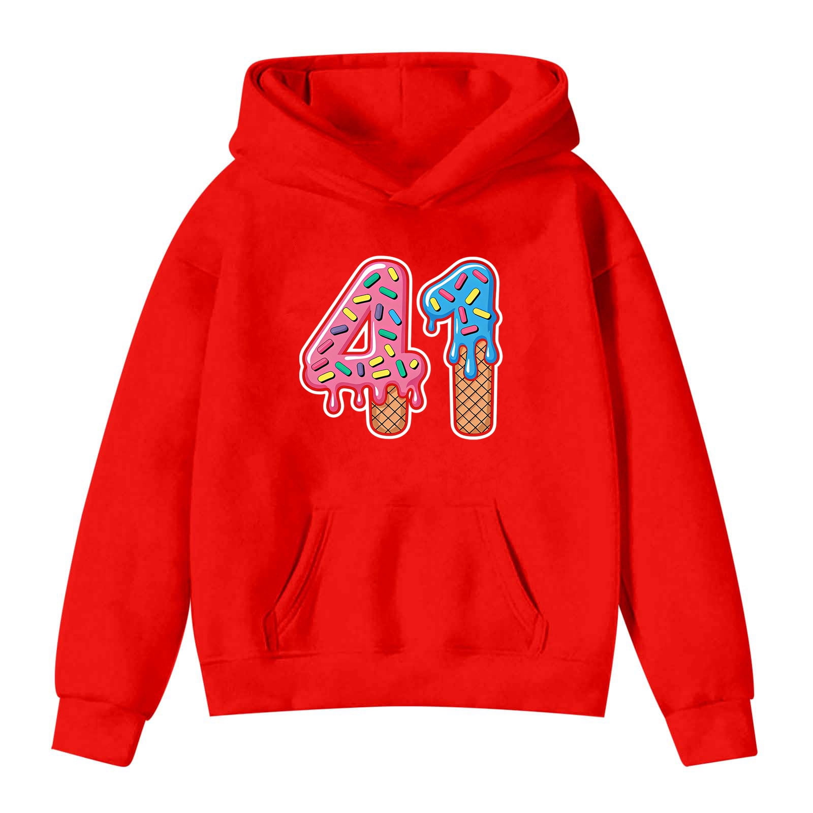 Bainana Childern'S Hoodie For Girls Boys 41 Cartoon Print Long Sleeve ...