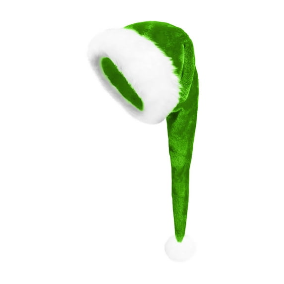 Bainana Christmas Santa Hat For Women Solid Color Stretchy Elastic ...