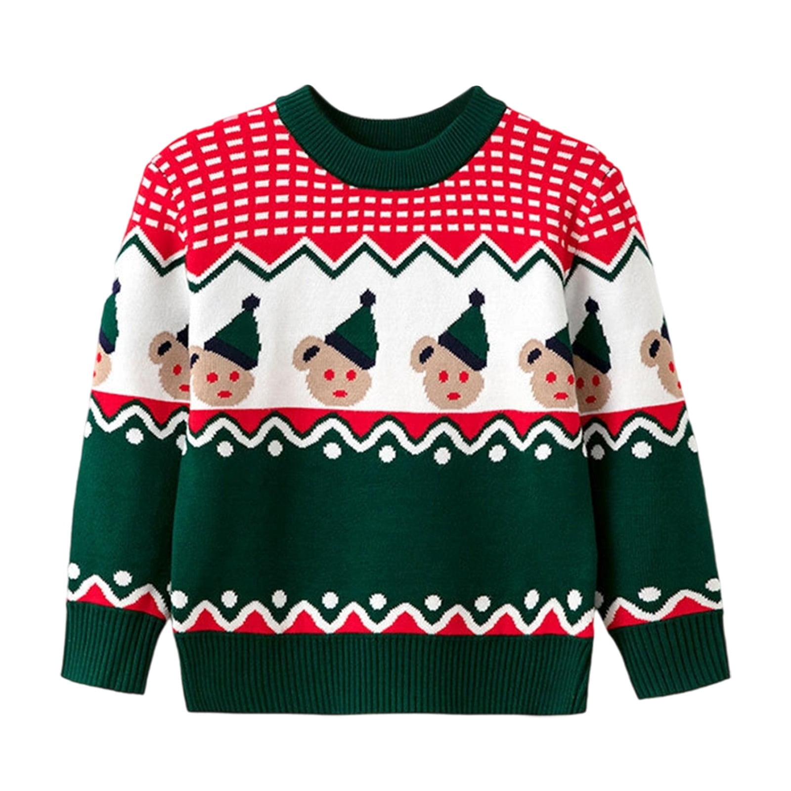 Bainana Christmas Sweater For Boys Girls Toddler Cartoon Print Long ...