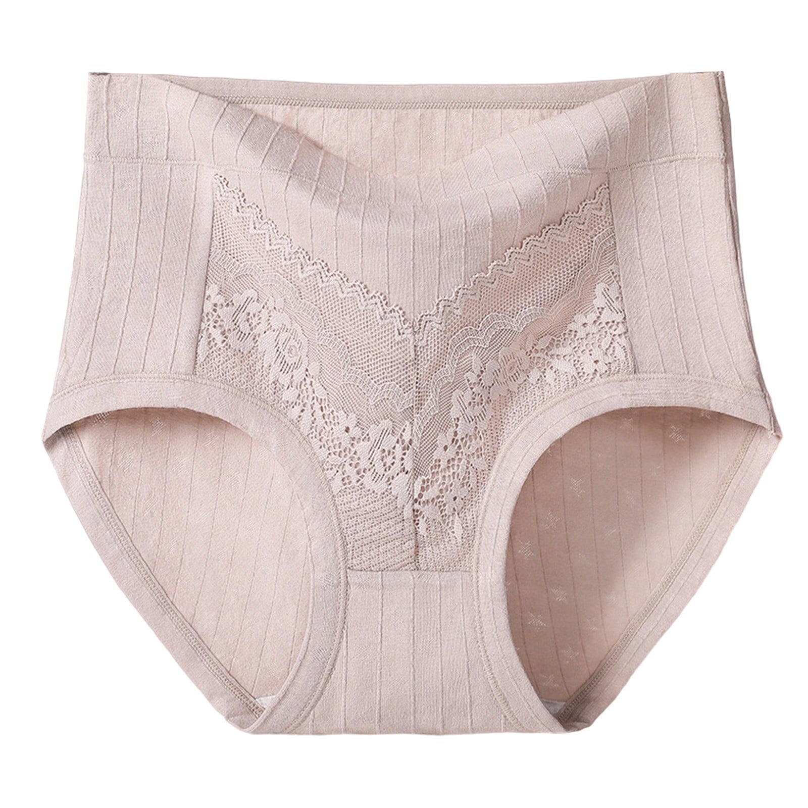 Bainana Cotton Underwear For Women High Waisted Full Coverage Lace ...