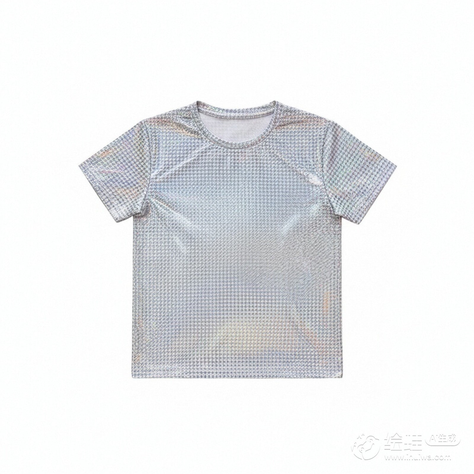 Bainana Crewneck Tops For Girls Child Sequin Solid Color Short Sleeve ...