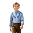 Bainana Dress T Shirts For Boys Kids Long Sleeve Stand Collar Tops ...