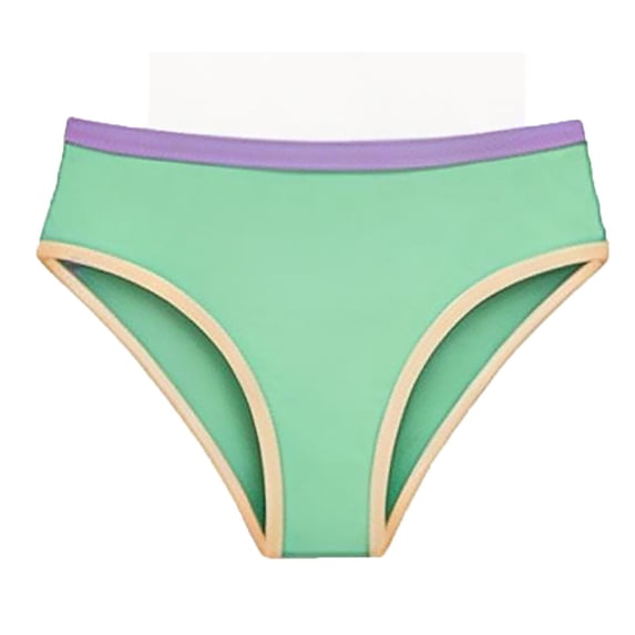Bainana Girls Swim Shorts Kids 1 Pieces Bikini Swim Trunks Color Block ...
