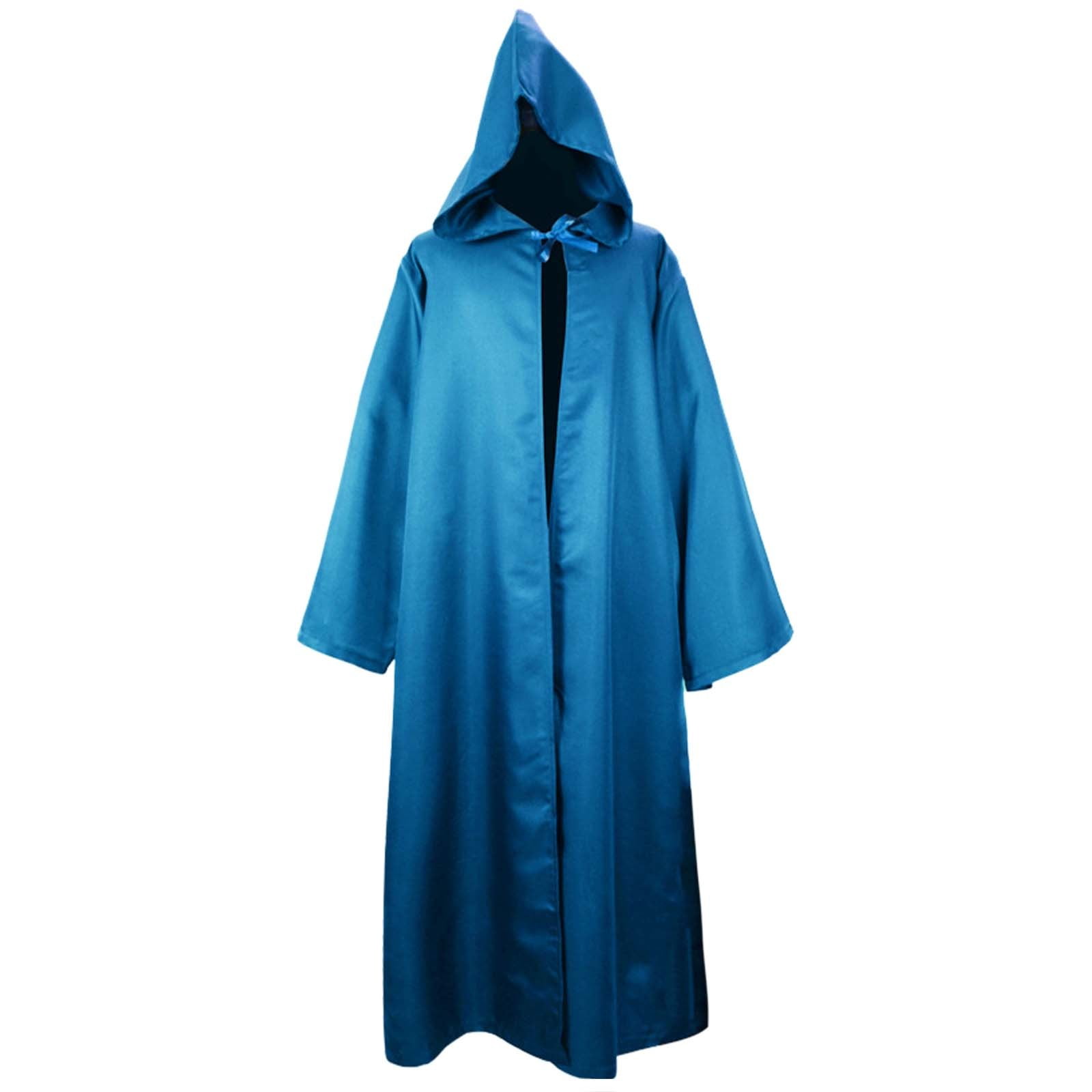 Bainana Halloween Little Boys Robe Solid Color Long Sleeve Hooded Coat ...