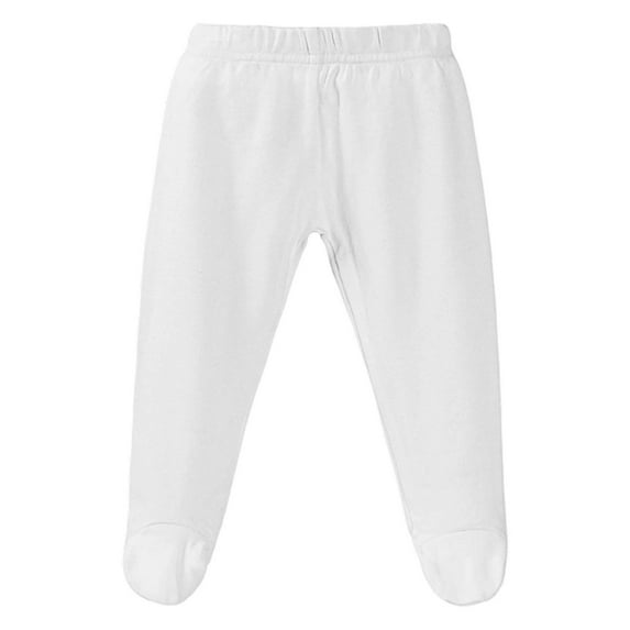 Bainana Infant Baby Boys Girls Footed Pants Solid Color Elastic Waist ...