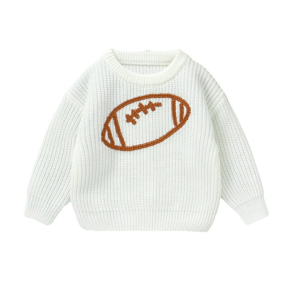 Bainana Infant Boys Autumn Winter Knitted Sweater Rugby Print Long ...