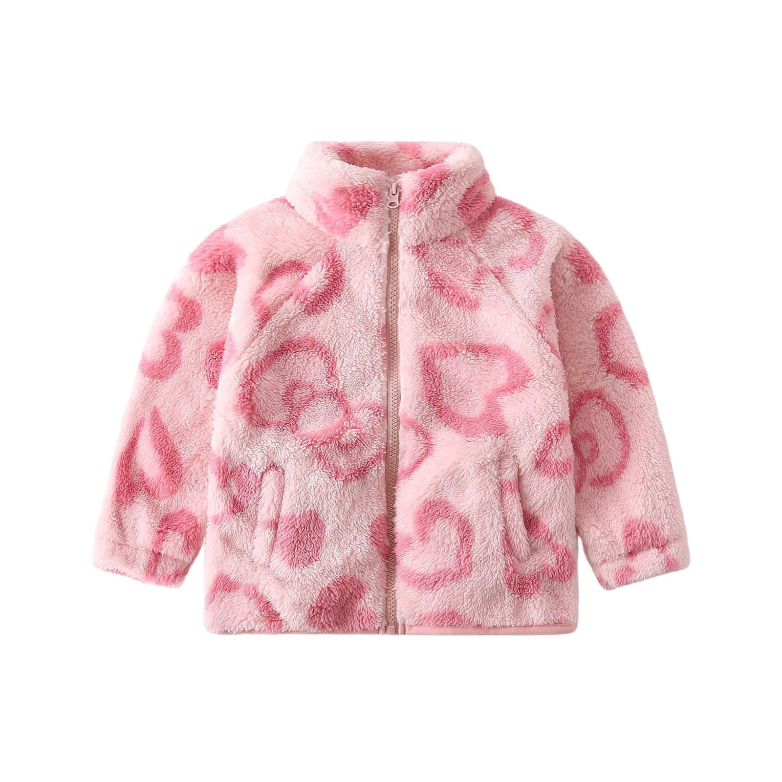 Bainana Jacket For Gitls Toddler Stripe Print Long Sleeve Stand Collar ...