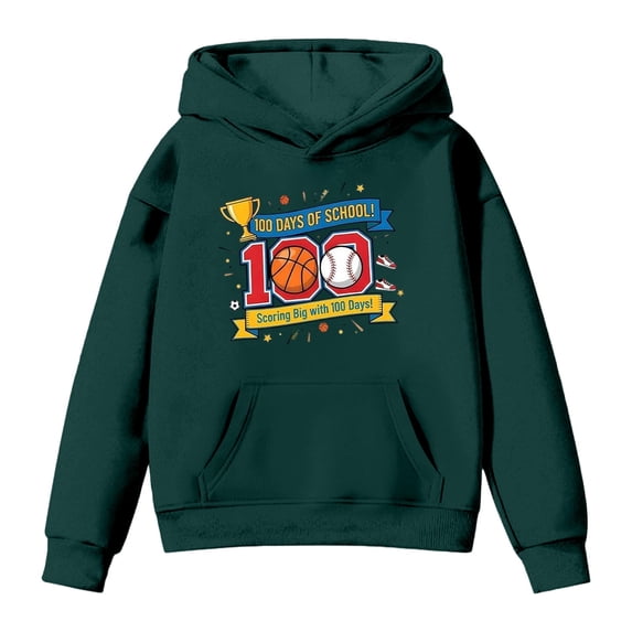 Bainana Kids Girl'S 100 Days Celebration Hoodies Cartoon Print Long ...
