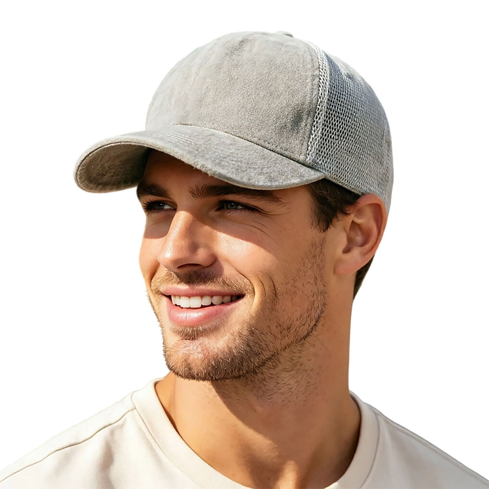 Bainana Leatherette Sun Hat For Women Men Adjustable Lightweight Warm ...