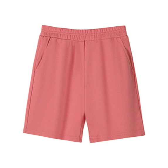 Bainana Little Boys Girls Solid Color Elastic Waist Straight Leg Shorty ...