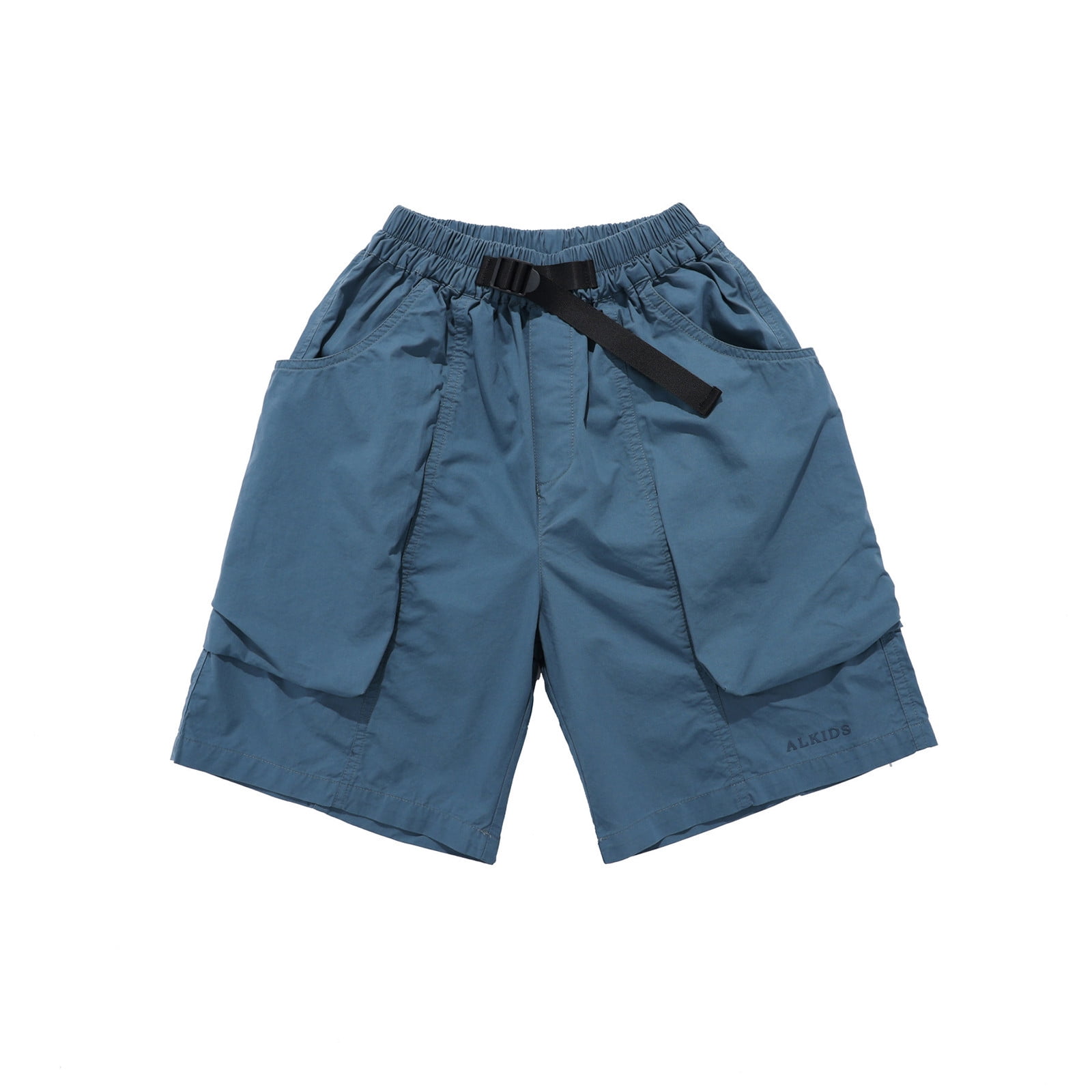 Bainana Little Boys Shorts Solid Color Elastic Waist Wide Leg Shorty ...