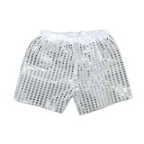 Bainana Little Girls Shorts Sequin Print Elastic Waist Wide Leg Shorts ...