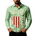 Bainana Men'S Shirts Anniversary Celebration Shirt Long Sleeve Button ...